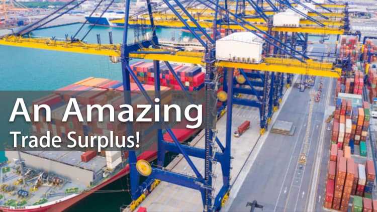 An Amazing Trade Surplus! | TradingLive